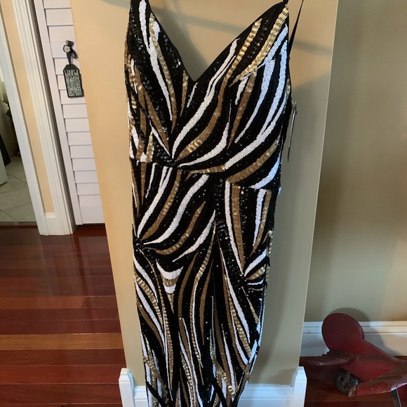 Guess by Marciano | Dresses | Marciano Sequin Mesh Gown | Poshmark